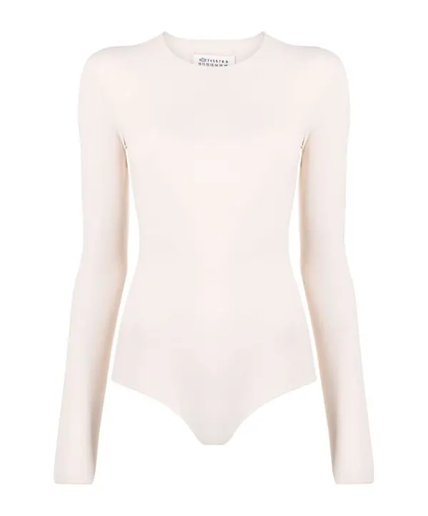 MAISON MARGIELA Four-stitch Long-sleeved Bodysuit - No