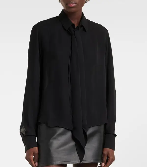 Wardrobe.NYC Tie Collar Shirt
