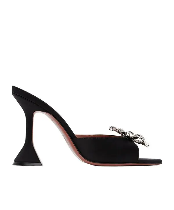 Amina Muaddi Rosie High-heeled Sandals - Black