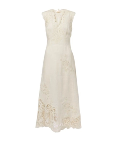 Ulla Johnson Lace Trimmed Dress - Nude