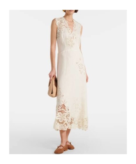 Ulla Johnson Lace Trimmed Dress