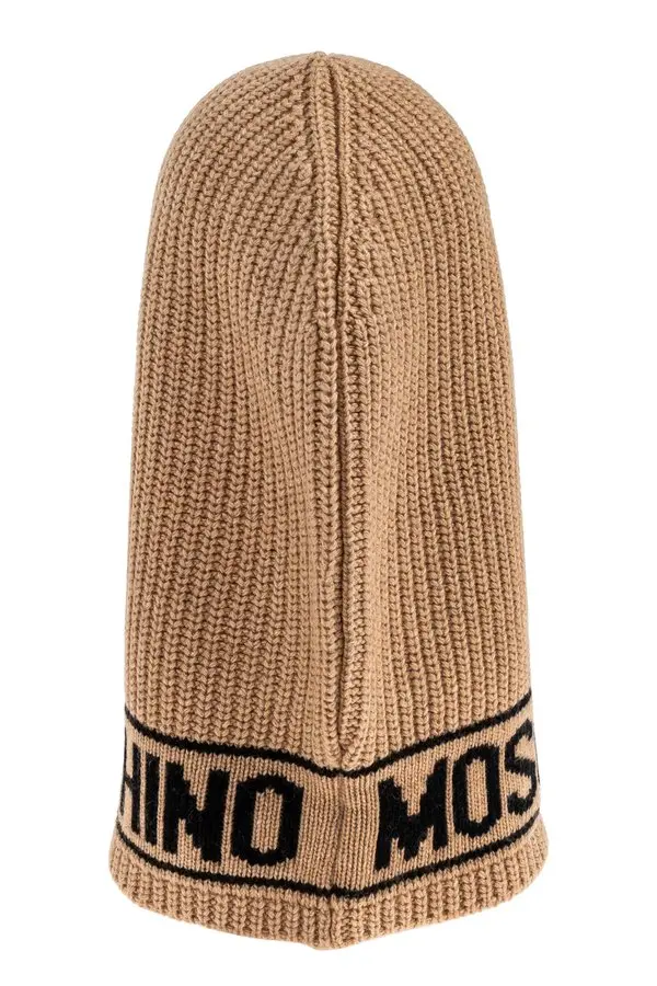 Moschino Logo Detailed Balaclava