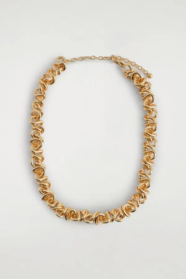 Cos Knotted Chain Necklace