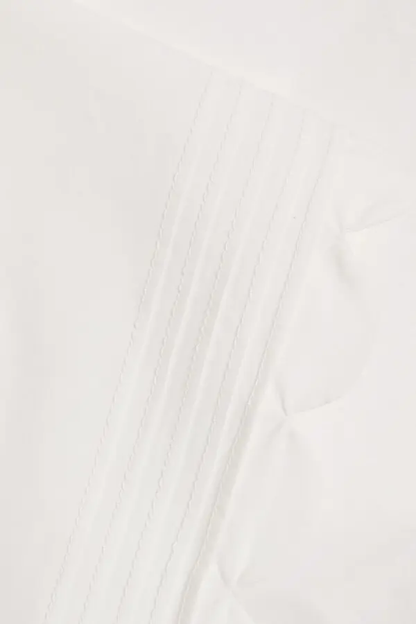THE GARMENT Scalloped Cotton Poplin Shorts