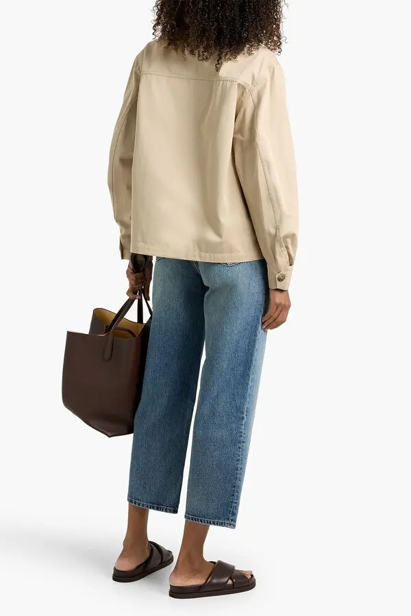 ANINE BING Sawyer Cottontwill Shirt Jacket