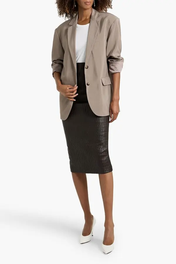 ANINE BING Quinn Twill Blazer