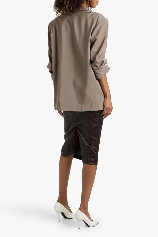 ANINE BING Quinn Twill Blazer