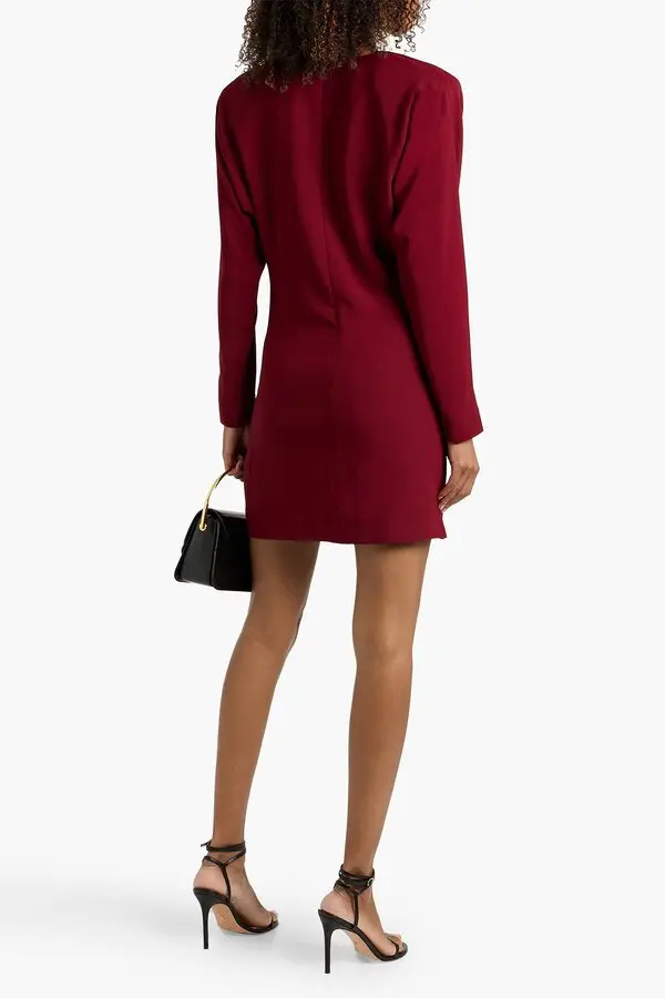 ANINE BING Haven Crepe Mini Dress