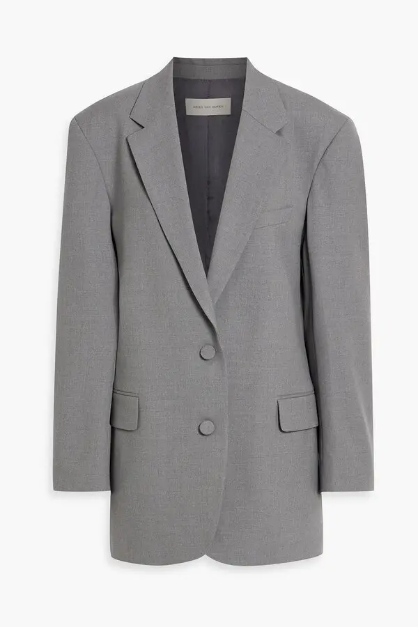 Dries Van Noten Woolblend Twill Blazer