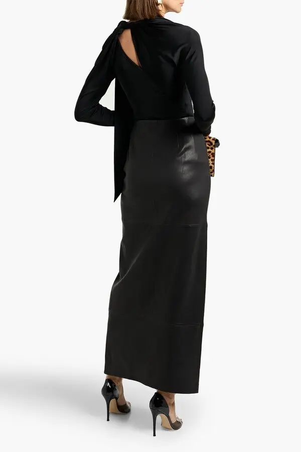 Victoria Beckham Cutout Stretchjersey Top