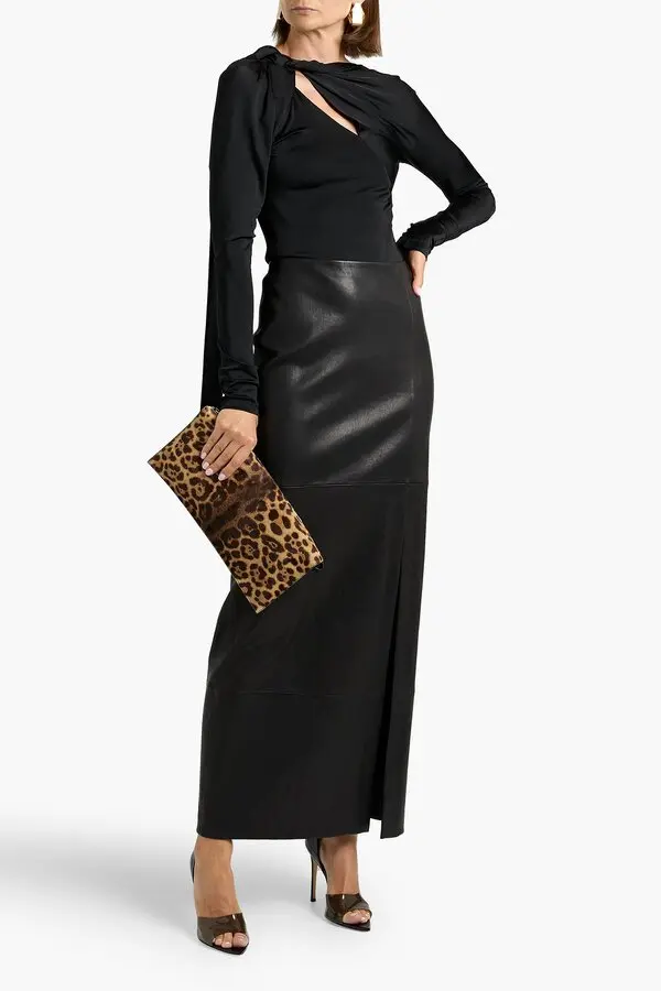 Victoria Beckham Cutout Stretchjersey Top
