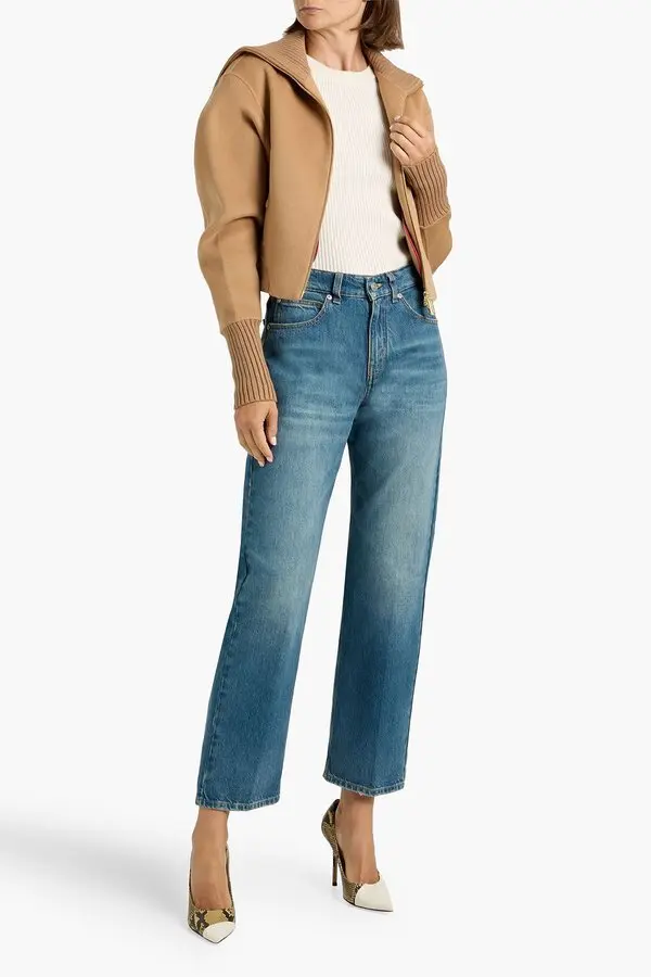 Victoria Beckham Wool And Cashmereblend Felt Jacket