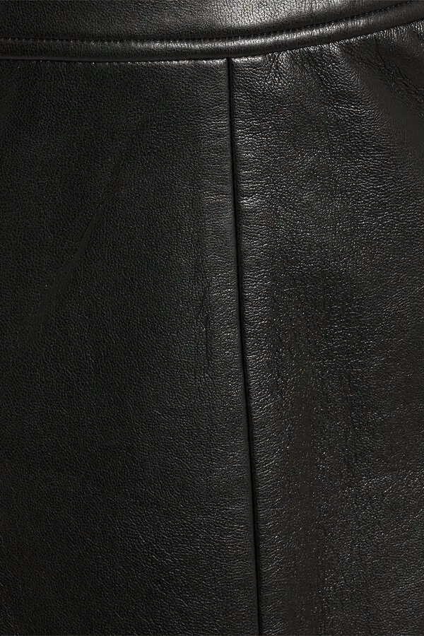 ANINE BING Tyra Leatherblend Skirt