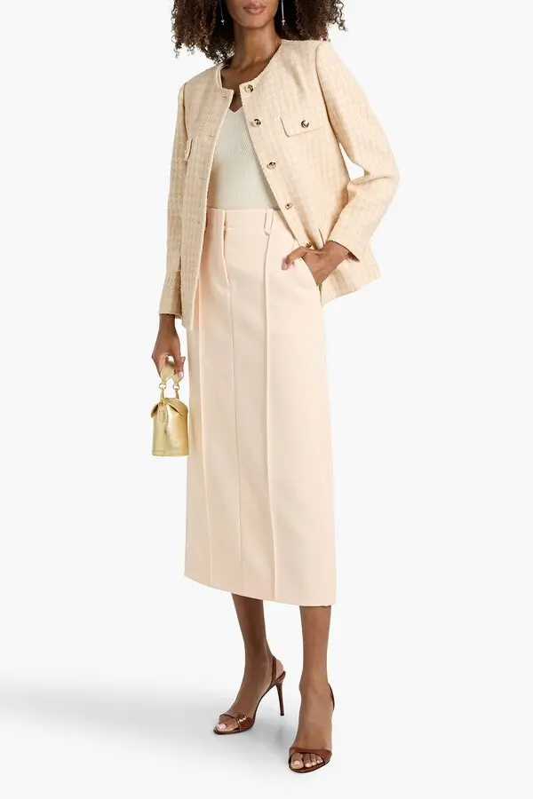 ANINE BING Janet Houndstooth Tweed Jacket