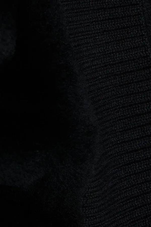 Victoria Beckham Leathertrimmed Shearling Jacket