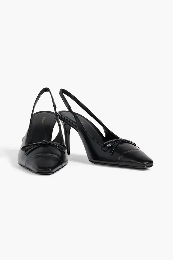 ANINE BING Freya Leather Slingback Pumps