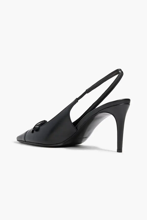 ANINE BING Freya Leather Slingback Pumps