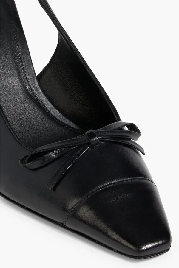ANINE BING Freya Leather Slingback Pumps