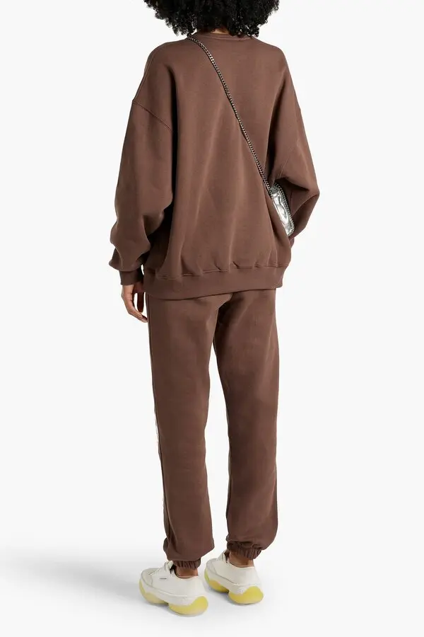 ROTATE BY BIRGER CHRISTENSEN Irriis Printed Cotton-fleece Sweatshirt