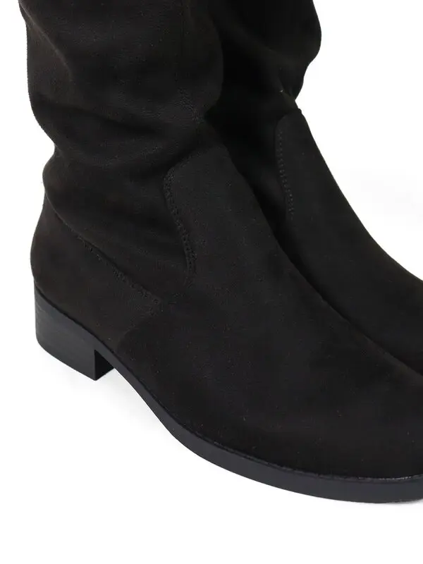 Frederick's Of Hollywood Letizia Thigh High Stretch Boots