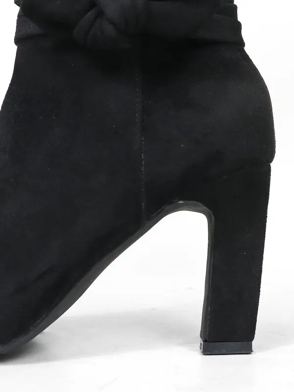 Frederick's Of Hollywood Janeth Ankle Boots - Black