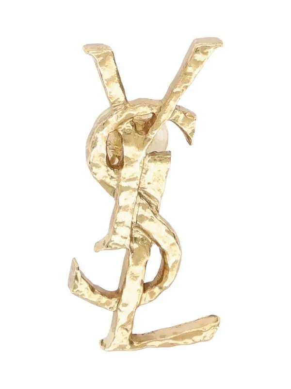 Saint Laurent Orecchino "cassandre" In Metallo - Gold