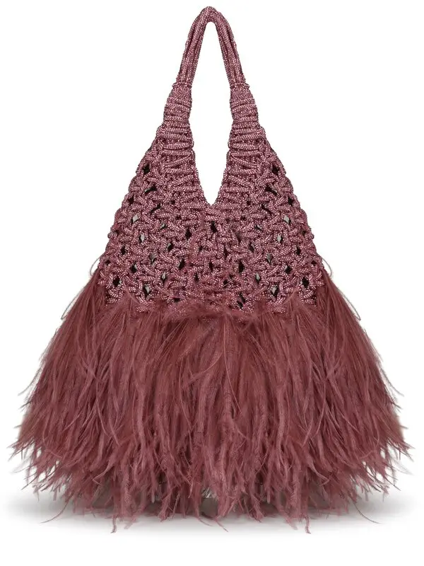 HIBOURAMA Borsa "vannifique Plumes