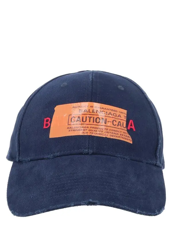 Balenciaga Cappello Con Logo - Blue