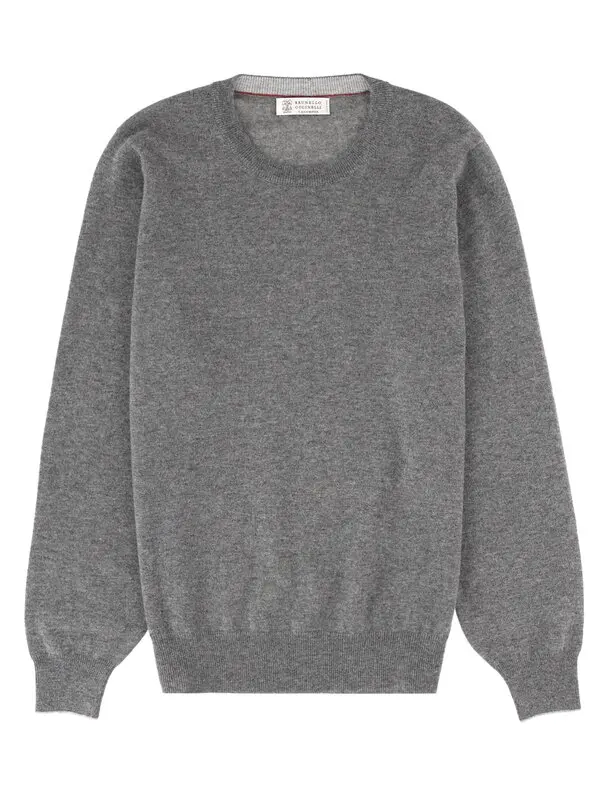 Brunello Cucinelli Maglia In Cashmere - Grey