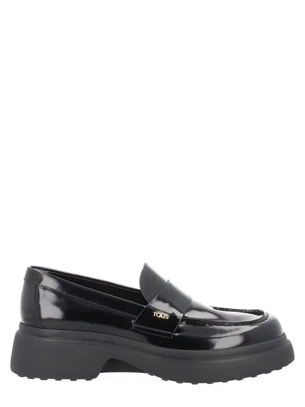 TOD'S Brushed Leather Loafers