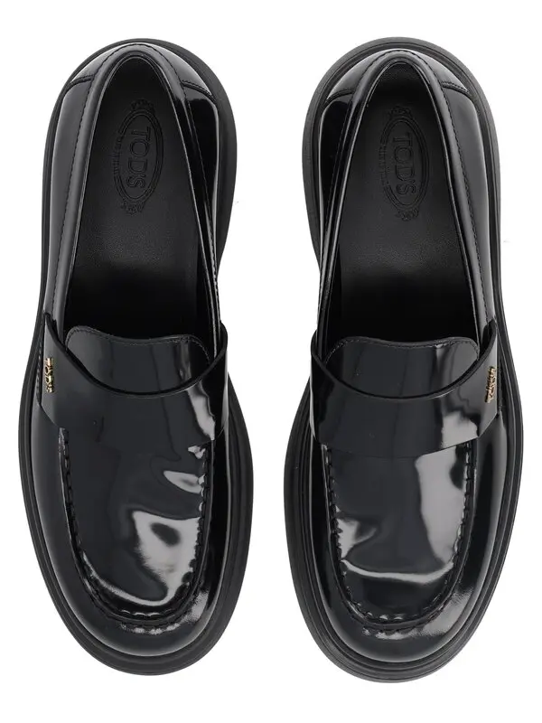 TOD'S Brushed Leather Loafers