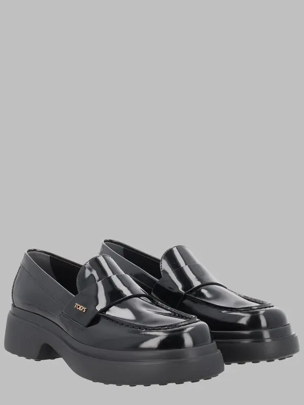 TOD'S Brushed Leather Loafers
