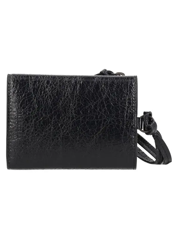 Balenciaga Trifold Wallet With "le City" Strap