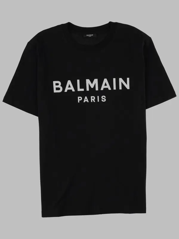 Balmain T-shirt Con Stampa Logo