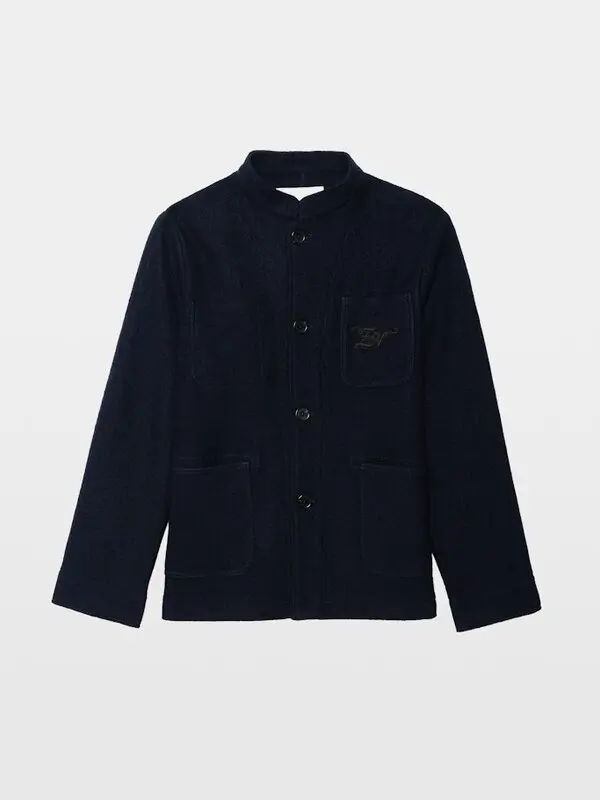 Zadig&Voltaire Venezia Wool Jacket - Encre