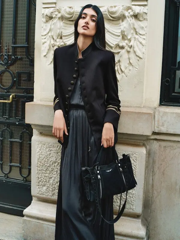 Zadig&Voltaire Vallo Military-inspired Tailored Jacket