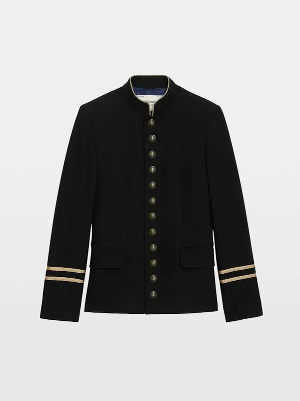 Zadig&Voltaire Vallo Military-inspired Tailored Jacket