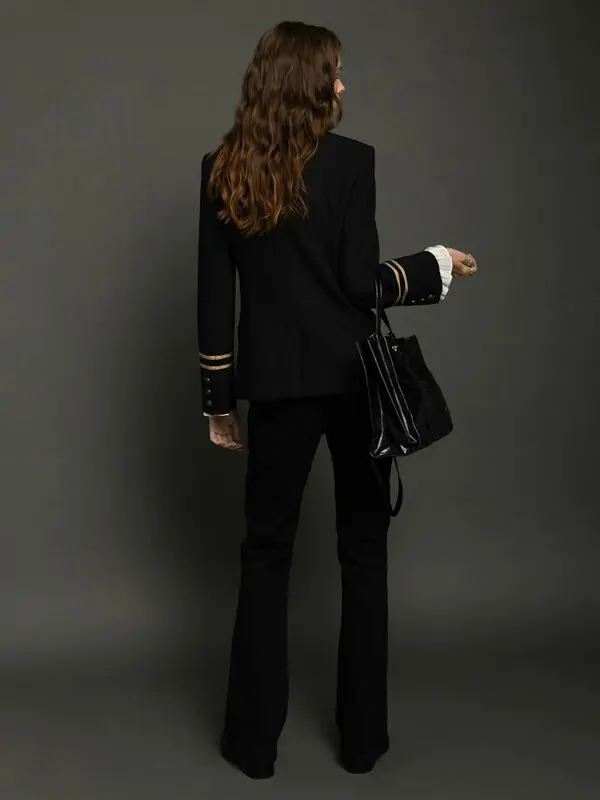 Zadig&Voltaire Vallo Military-inspired Tailored Jacket