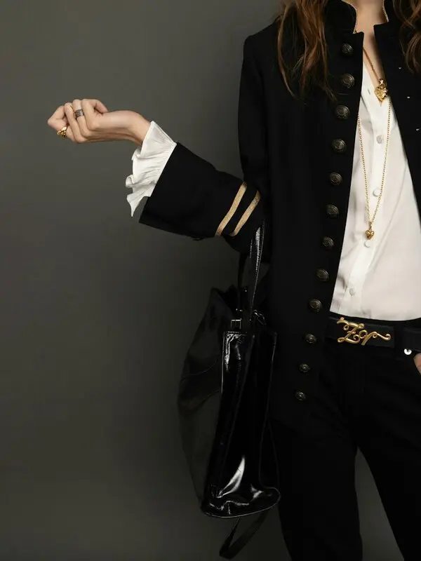 Zadig&Voltaire Vallo Military-inspired Tailored Jacket