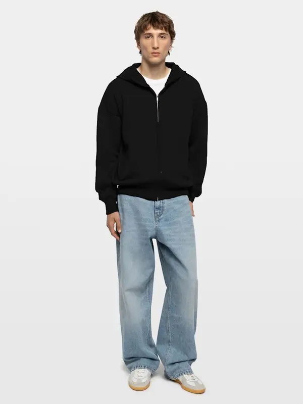 Zadig&Voltaire Camille Cashmere Zip-up Hooded Cardigan - Black