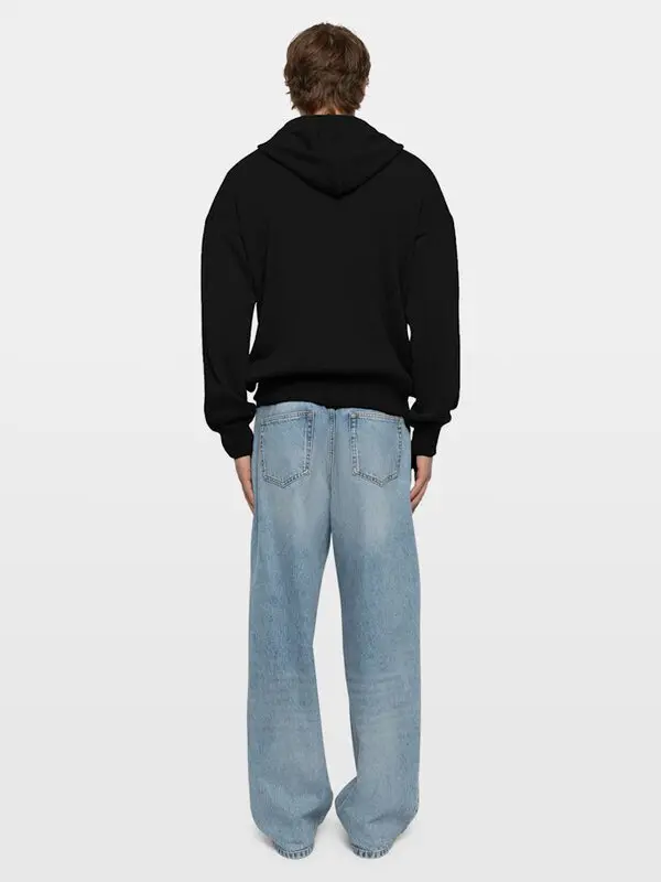 Zadig&Voltaire Camille Cashmere Zip-up Hooded Cardigan - Black