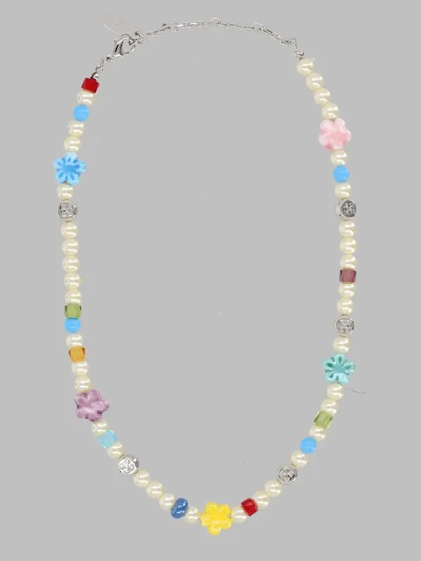 Off-White Collana Con Perline