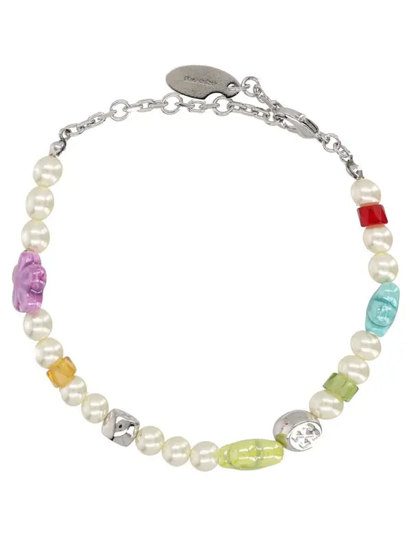 Off-White Bracciale Con Perline
