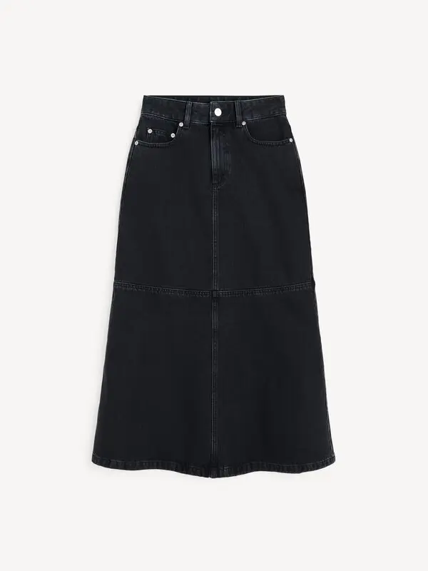 BY MALENE BIRGER Solene Denim Skirt - Black