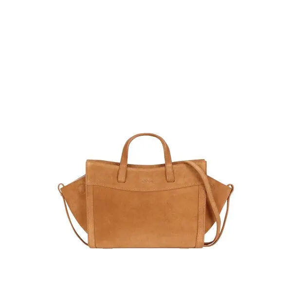 SAONARA BRAND Mini Shopping Camel Suede