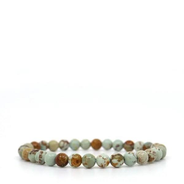 Shar Oke Brown / Blue / Green Brazilian Turquoise Bracelet - Brown/blue/green