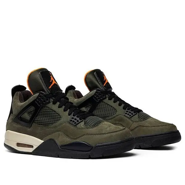 JORDAN 4 Retro Sp 'undefeated' 2025 - Deep Green/clementine/black