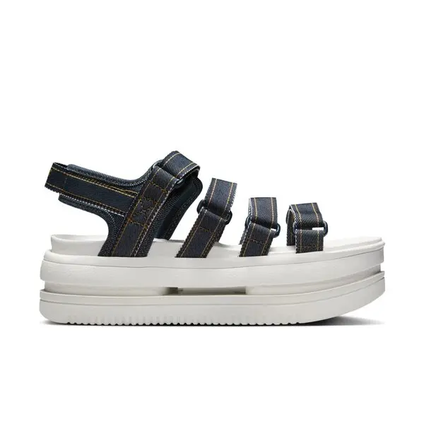 Nike Icon Classic Se Platform Sandals - Armory Navy/sail/flax