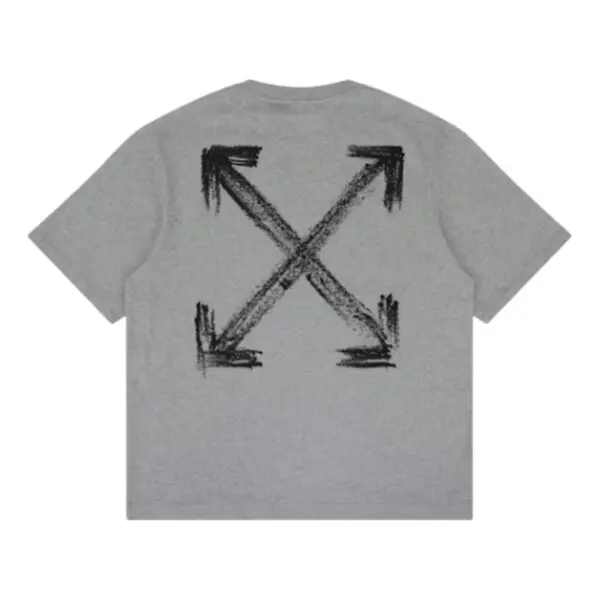 Off-White Chalk Arrow Fit T-shirt - Heather Grey