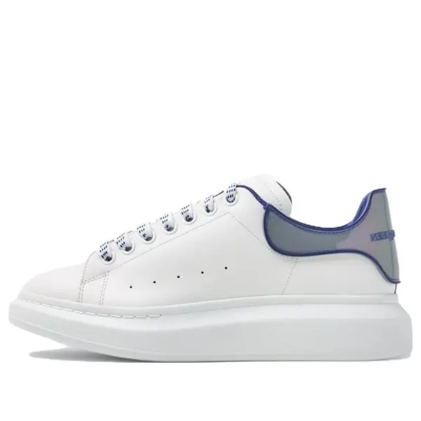 Alexander McQueen Oversized Sneakers 'white Blue Iridescent - White/blue/iridescent